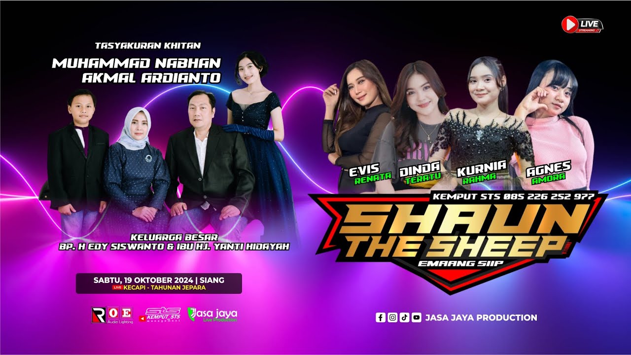 LIVE SHAUN THE SHEEP - KHITAN M NABHAN AKMAL ARDIANTO - KECAPI TAHUNAN ...