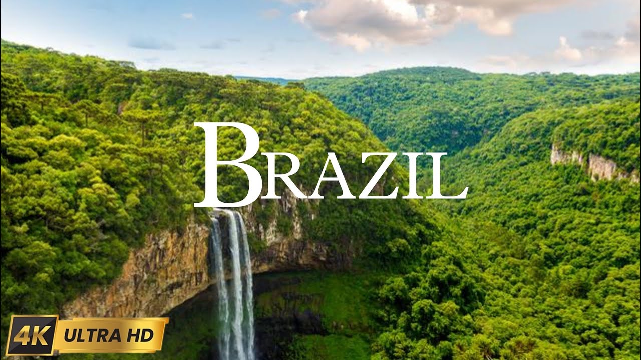 Brazil in 4k- Beautiful Tropical Country | Relaxing Video | Nature ...