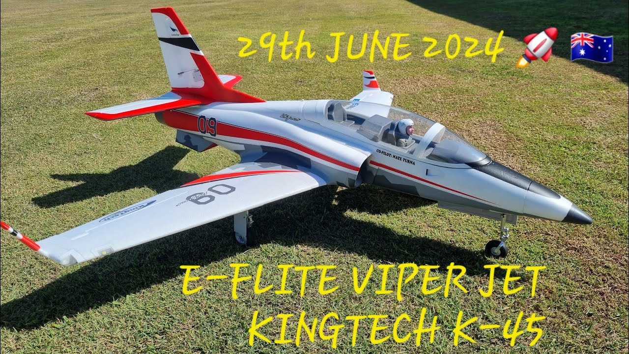 E-Flite Viper Jet/ Kingtech K-45 Fun 🚀 ️ 29th June 2024 🇦🇺 - YouTube
