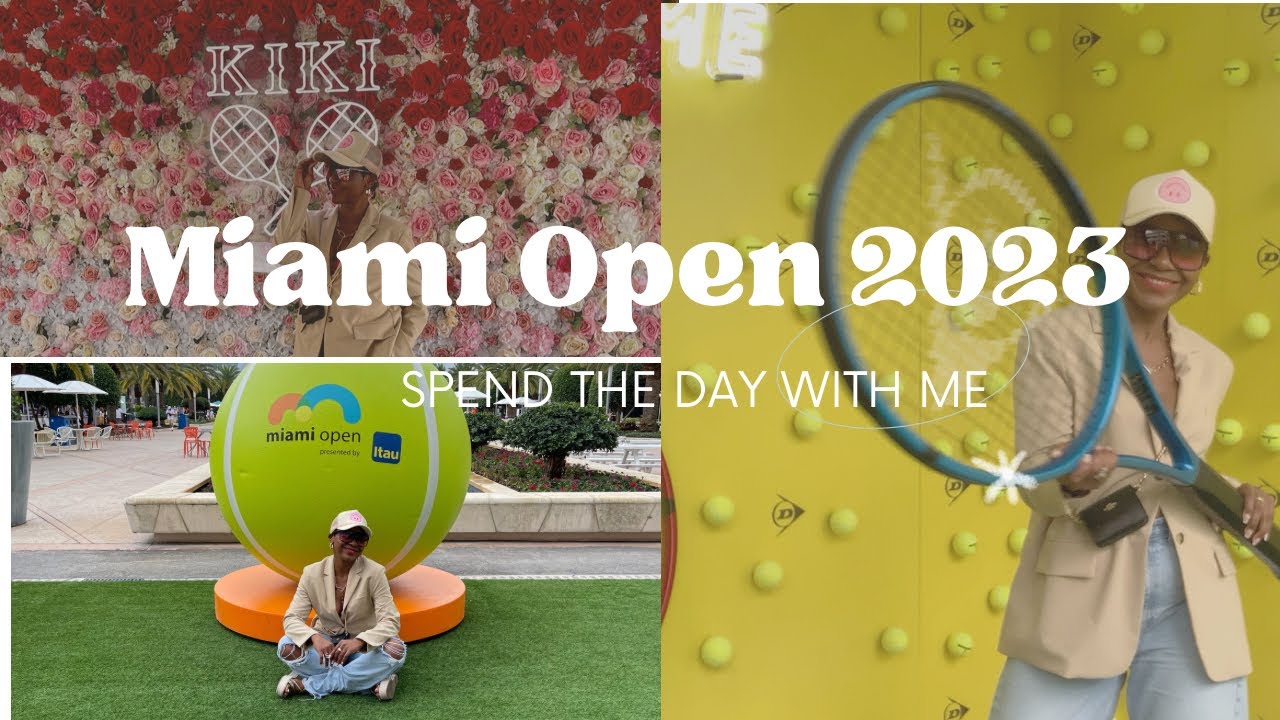 Sunday Vlog | Explore the Miami Open Tennis Tournament Grounds | Kiki ...