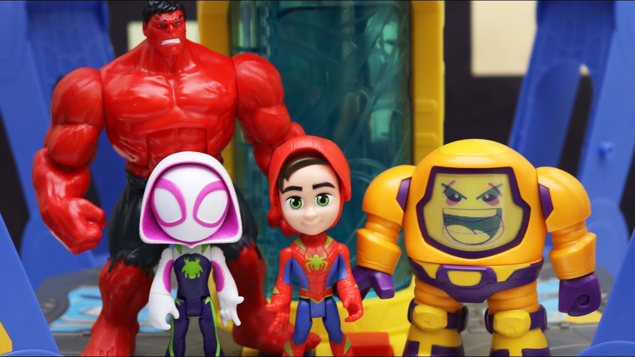 Help Solve The Spidey & Friends Goo Jit Zu Mystery Hulk - YouTube