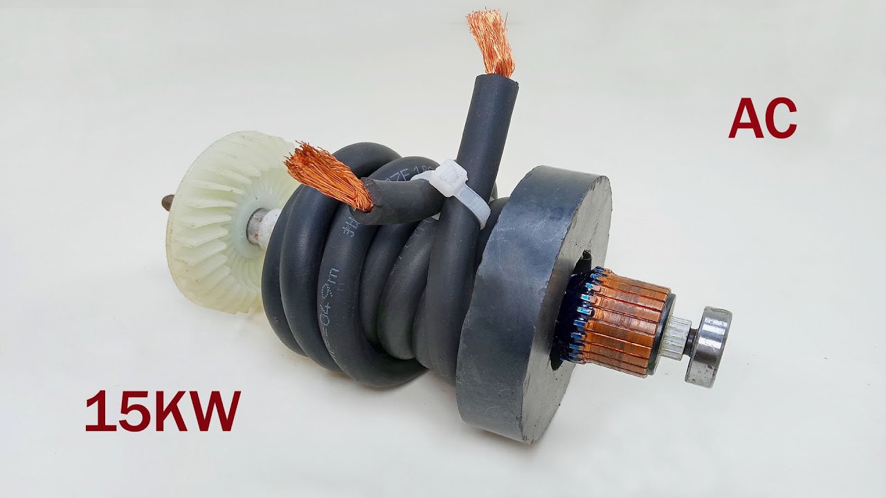 2500W Grinding Machine Armature 15KW Electricity free energy generator ...