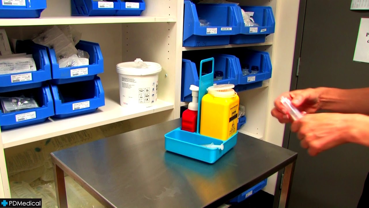 PDMedical - Sharps Caddy - YouTube
