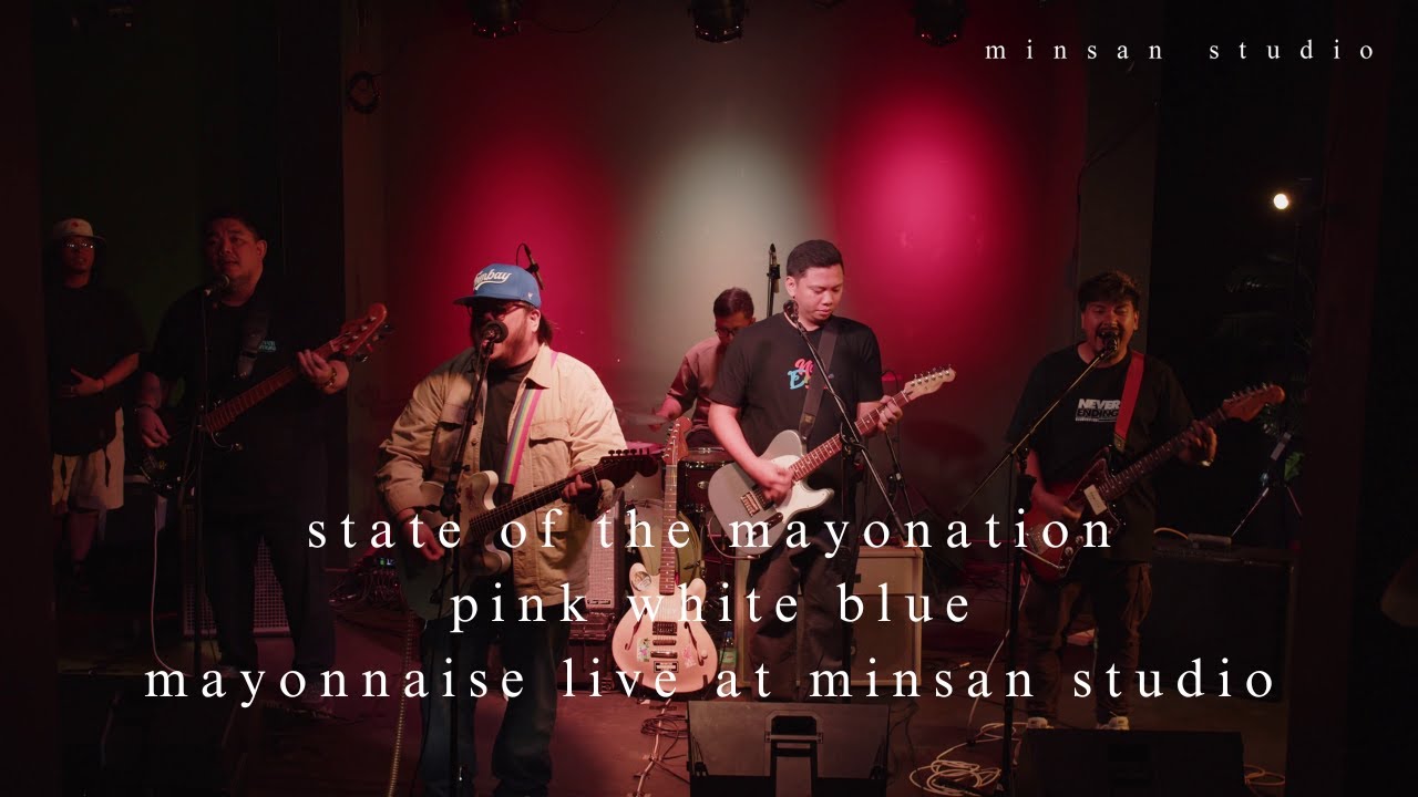 mayonnaise - pink white blue - state of the mayonation live at minsan ...