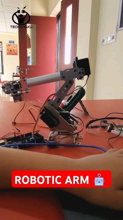 Robotic arm Project | Arduino project #techhyaku #arduino #arduinoproject #roboticarm # ...