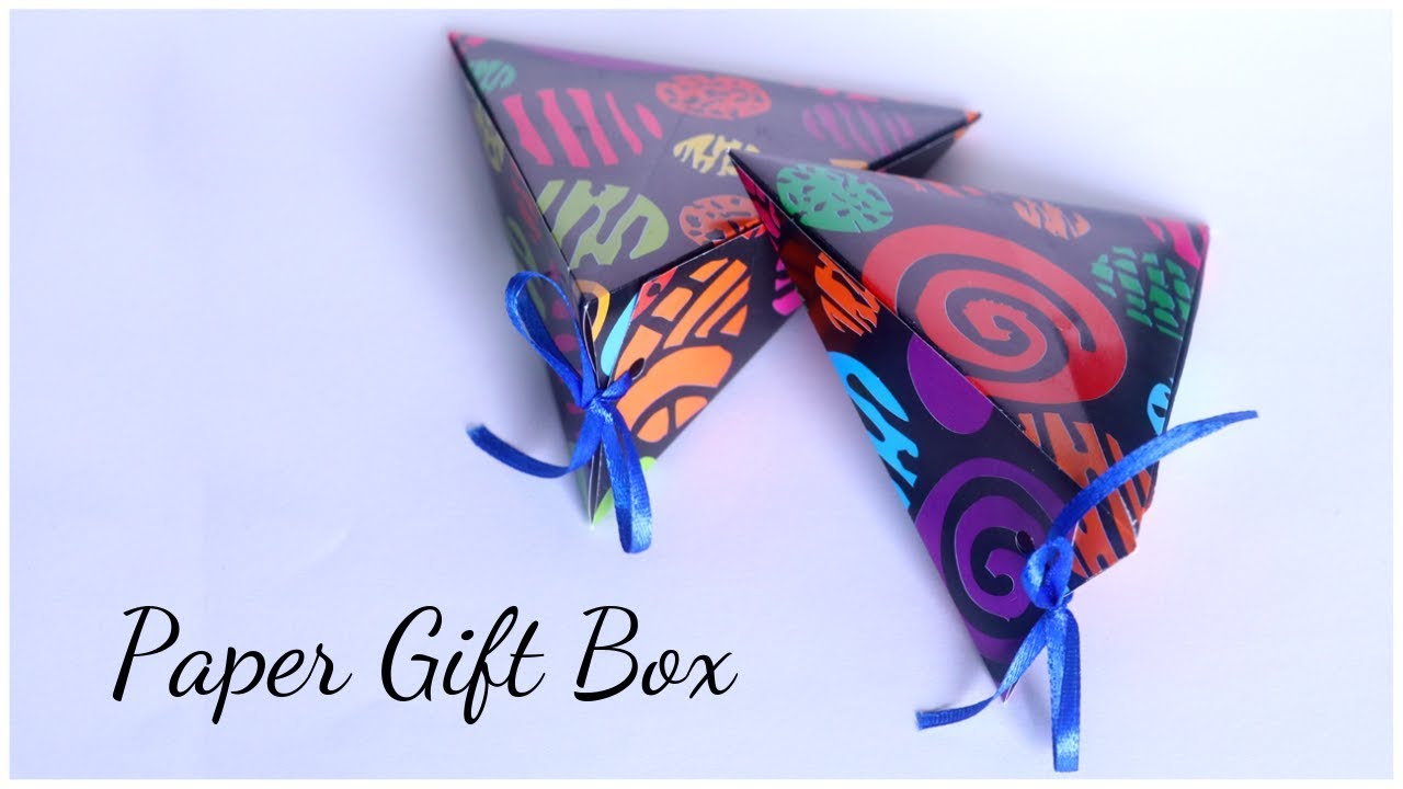 How To Make Gift Box | DIY Paper Gift Box EASY ! Paper Craft Ideas ...