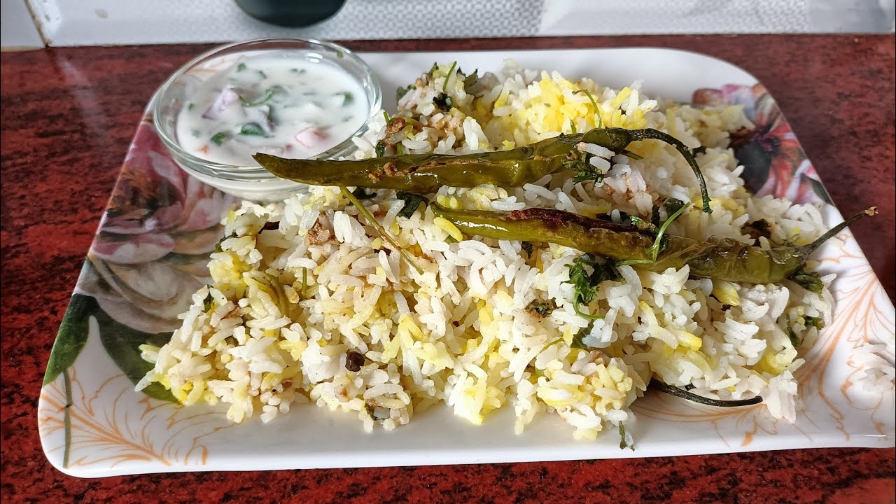 |A very simple and easy recipe|Pachi Mirchi Pulav|Homie kitchen - YouTube