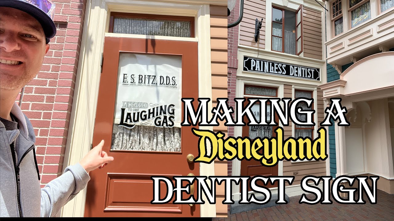 Making a Disneyland Dentist Sign - DIY - Disneyland Dentist ...
