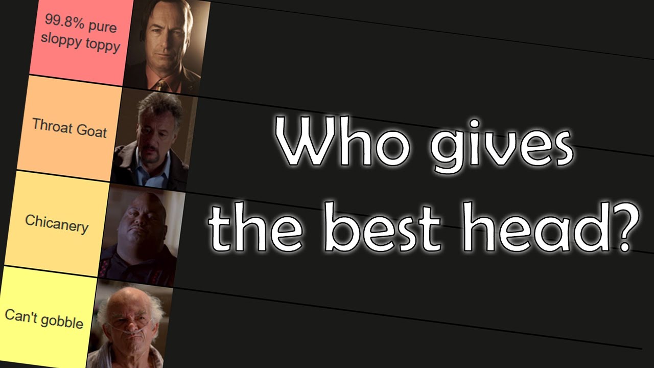 Ranking how good Breaking Bad characters are at giving head Tier List ...