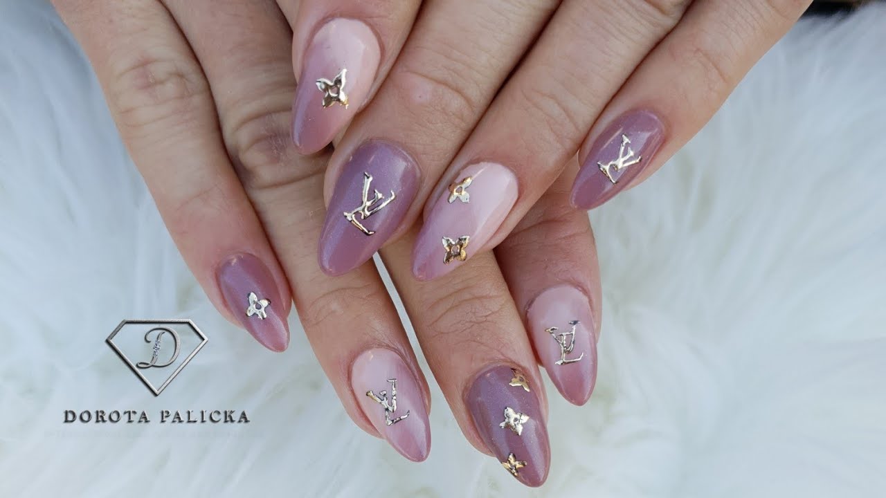 Designer nails trend. Designer nail art. Gel infill. Gel nail tutorial ...