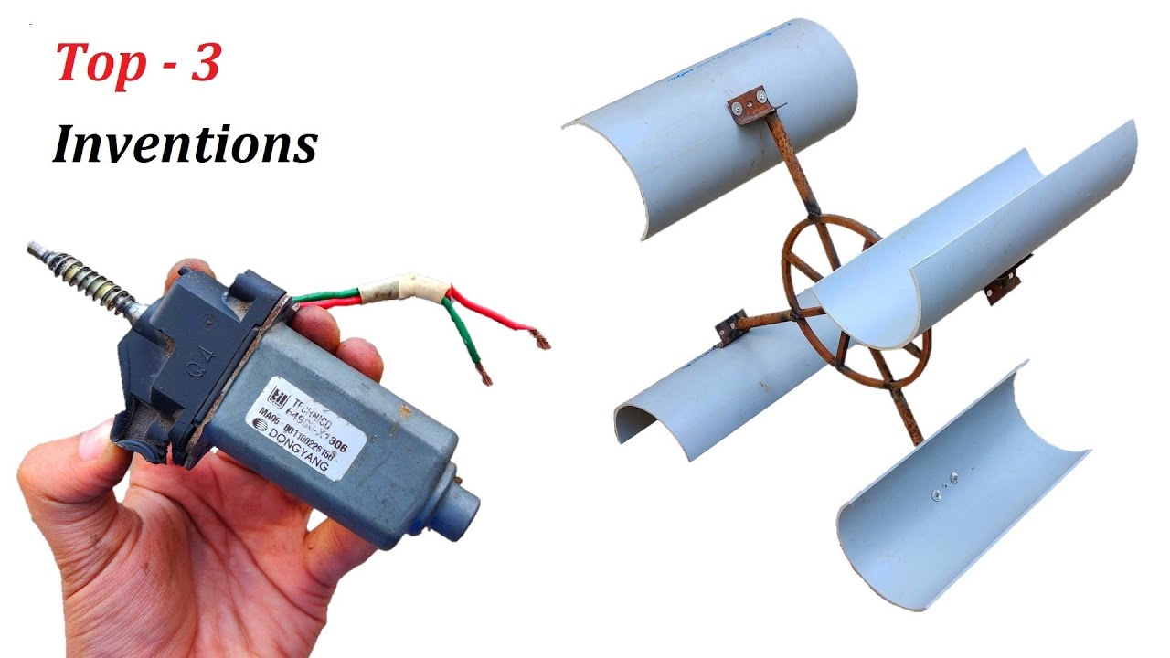 3 Simple Inventions with DC Motor - YouTube