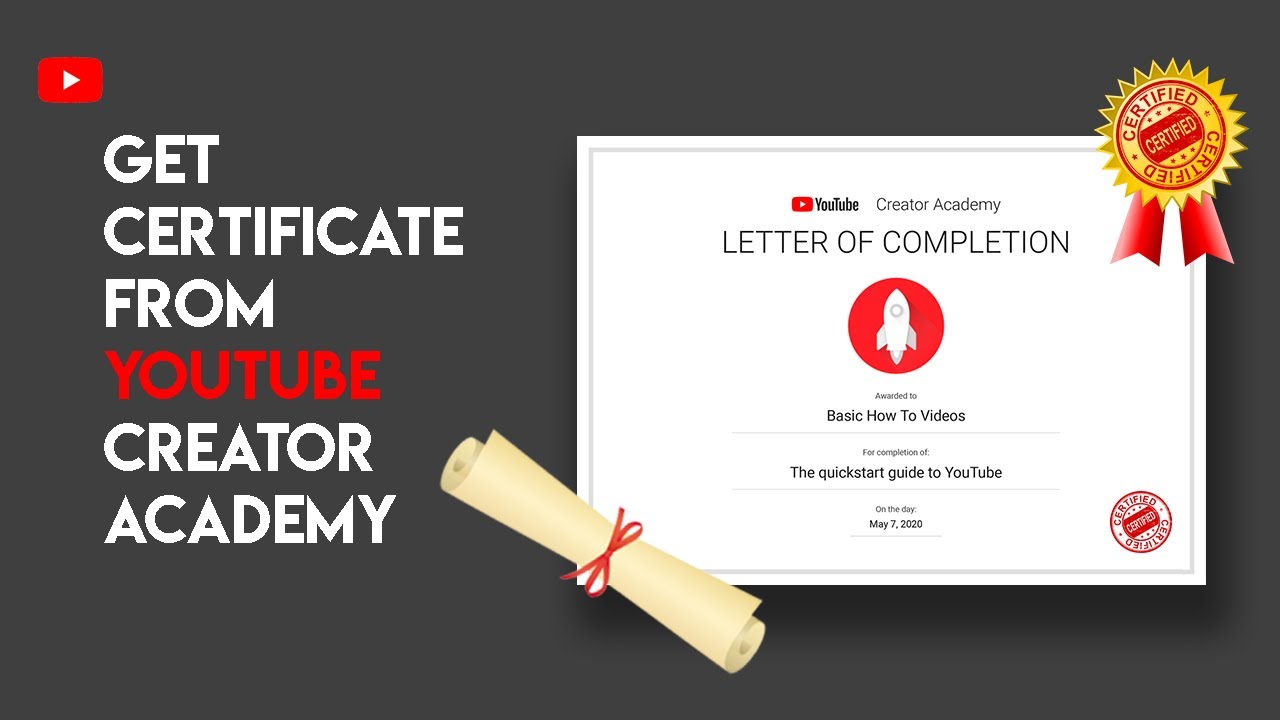 How To Get Certificate From YouTube Creator Academy Urdu Hindi YouTube How To Get Certificate From YouTube Creator Academy Urdu Hindi YouTube