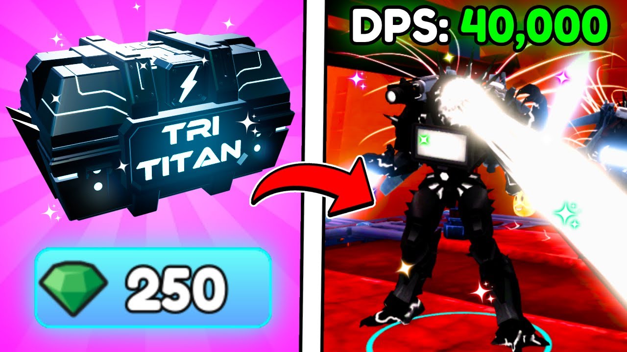 I Got the FIRST TRI-TITAN GODLY in Skbidi Tower Defense! - YouTube