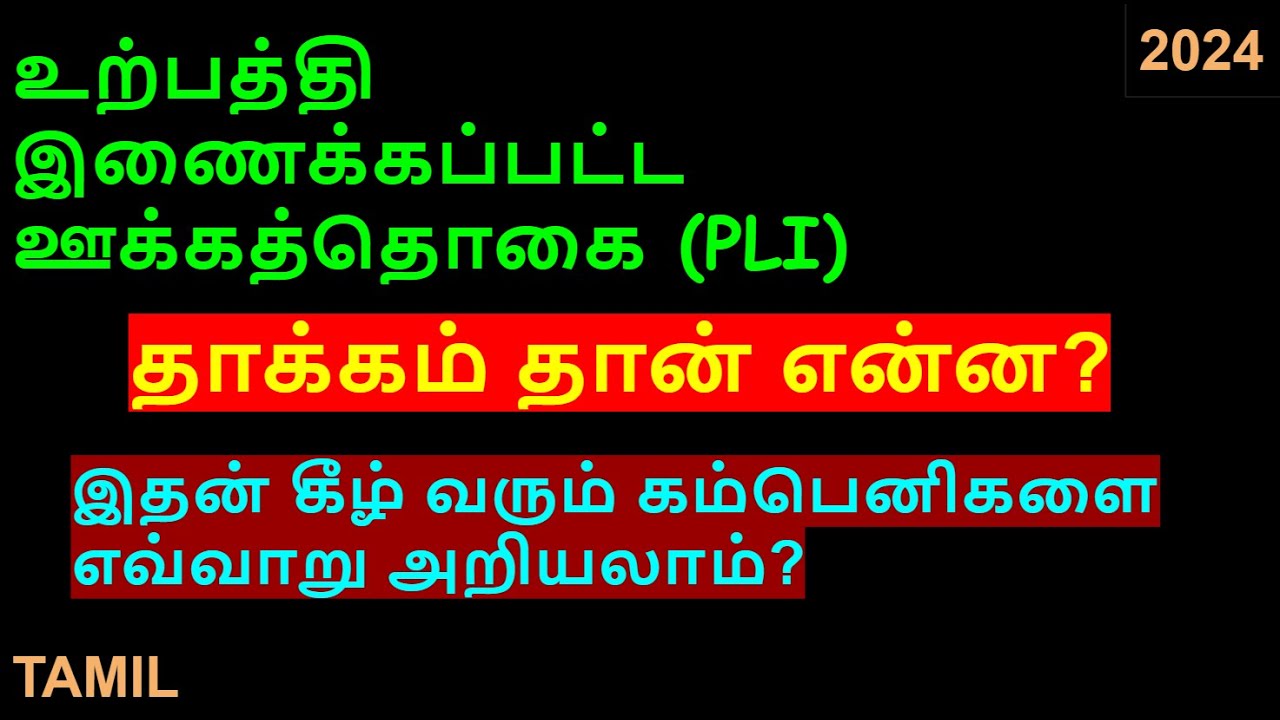 PLI SCHEMES 2024 - YouTube