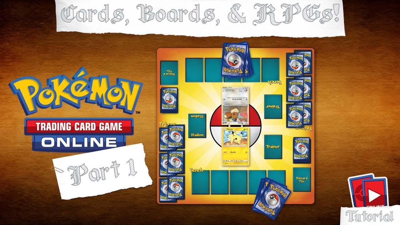 Pokémon TCG Online: Tutorial Part 1 | Cards, Boards, & RPGs! - YouTube