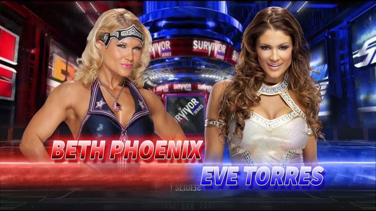 Beth Phoenix Vs Eve Torres: Survivor Series 2011 #SurvivorSeries # ...