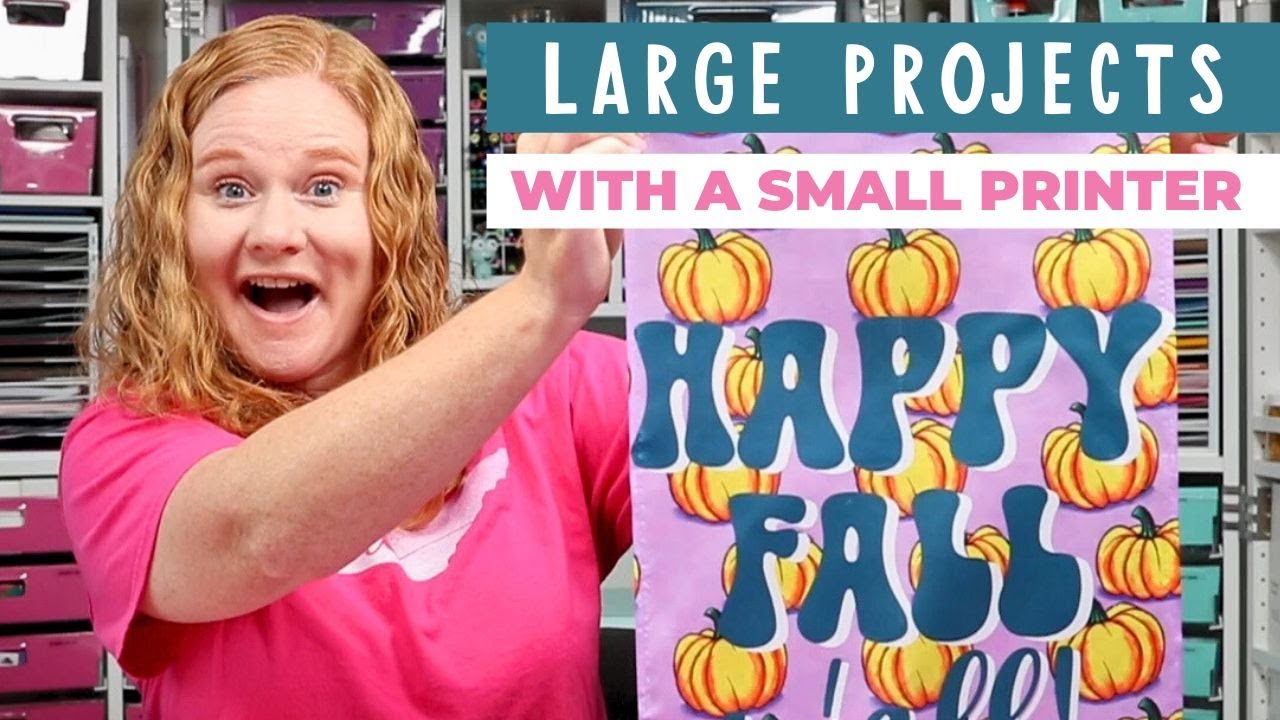 Make a Large Sublimation Project with a Small Printer - YouTube