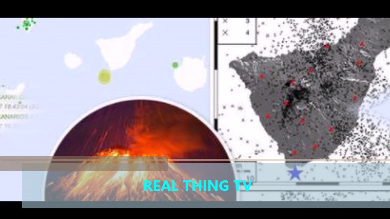 La Palma volcano MAP Seismic swarm MAPPED as Tenerife earthquakes reach ...