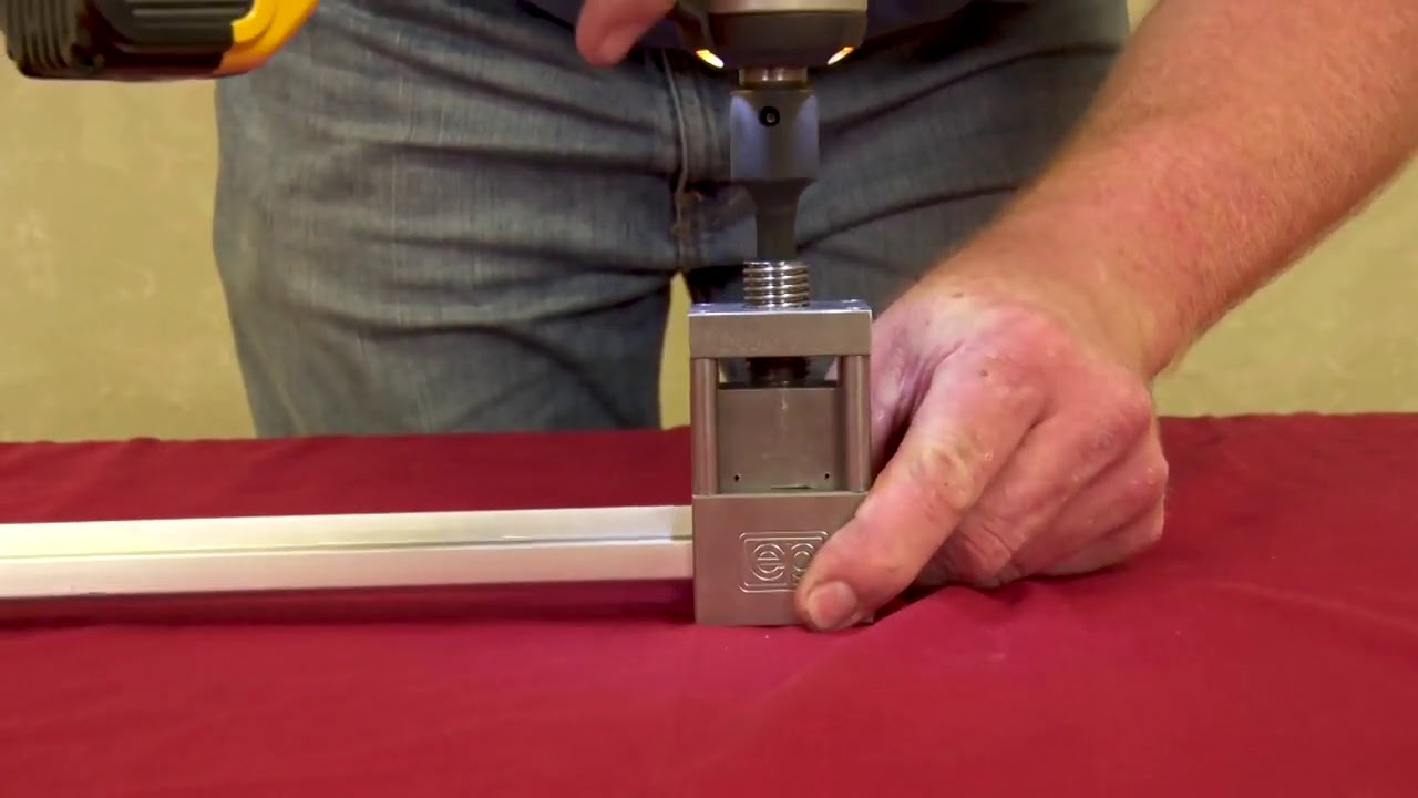 Accu-Tie Rail System: Rail Punches - YouTube