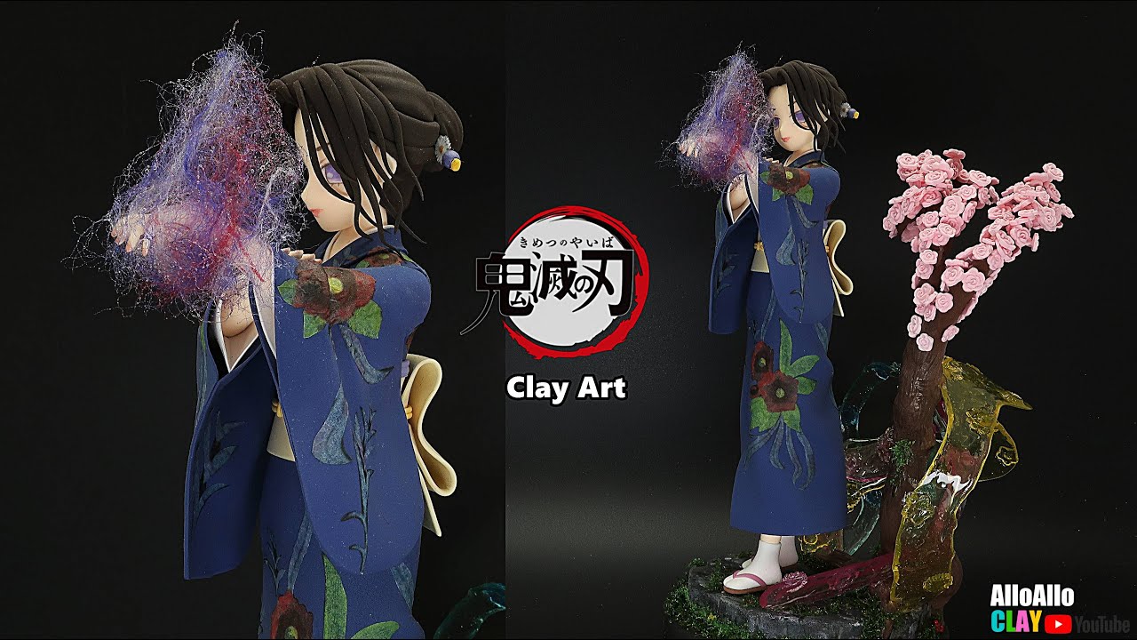 Demon Slayer:Kimetsu no Yaiba(Tamayo)┃How to make┃Clay Tutorial┃Anime ...