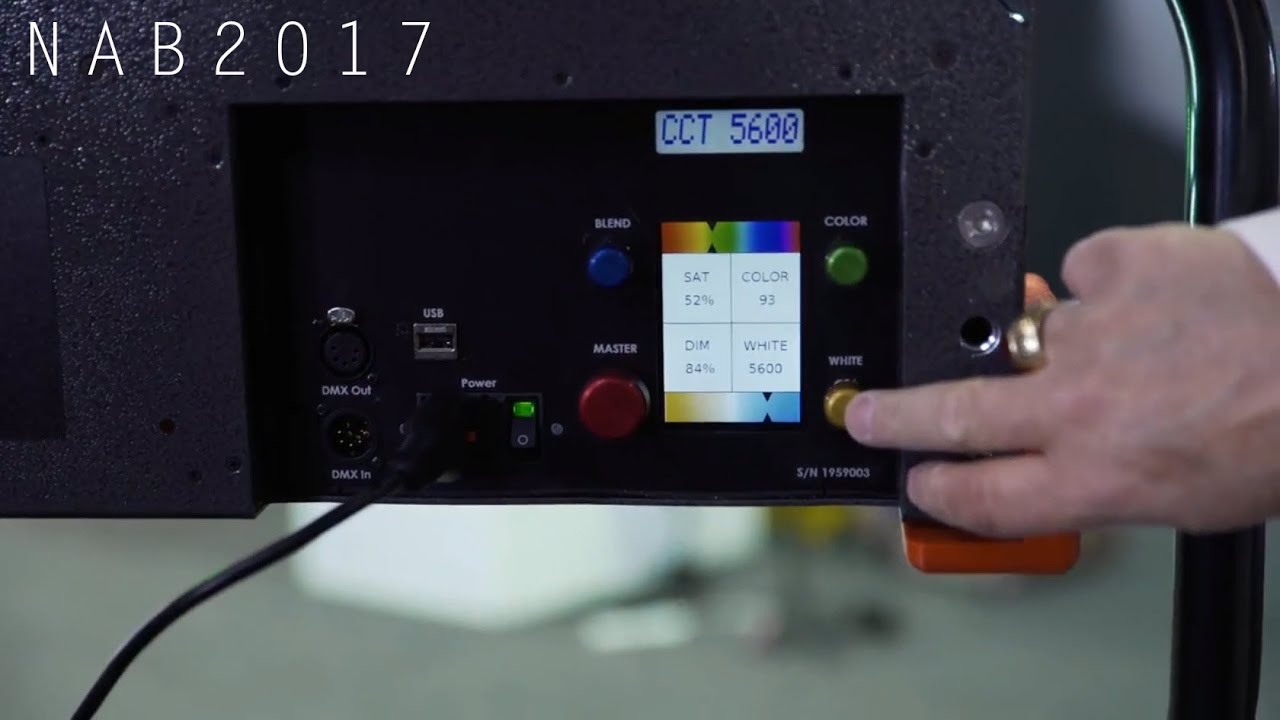 Cineo Lighting Quantum C80 : NAB 2017 Adorama First Look - YouTube