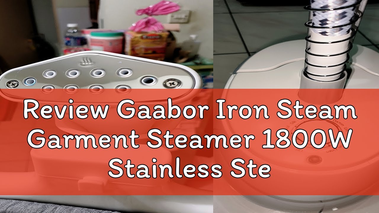 Review Gaabor Iron Steam Garment Steamer 1800W Stainless Steel Iron ...
