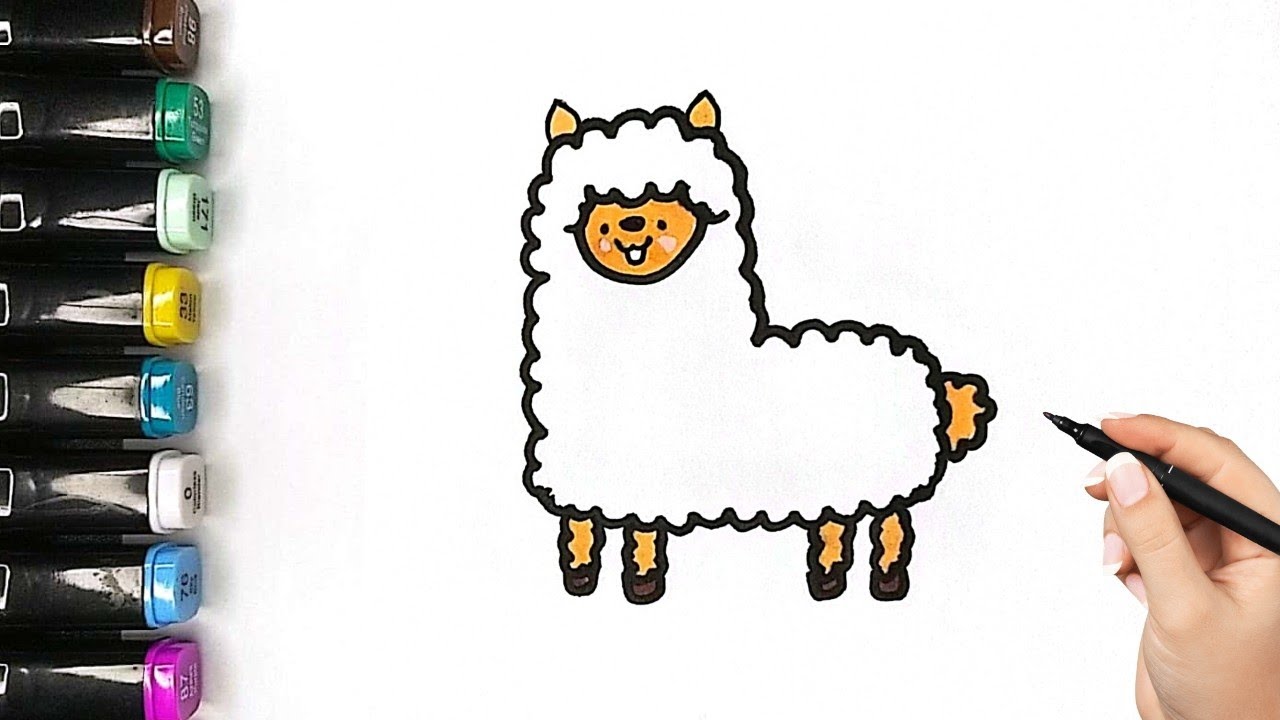 How to Draw Sheep for Kids | Easy Drawing for Kids | Drawing Cute Sheep ...
