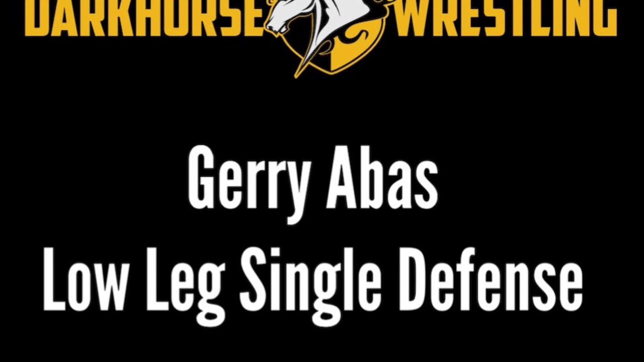 Gerry Abas- Low Leg Single Defense (Darkhorse Wrestling Club) w/ Zeno ...