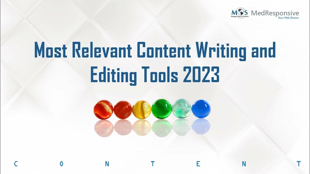 Most Relevant Content Writing and Editing Tools 2023 - YouTube