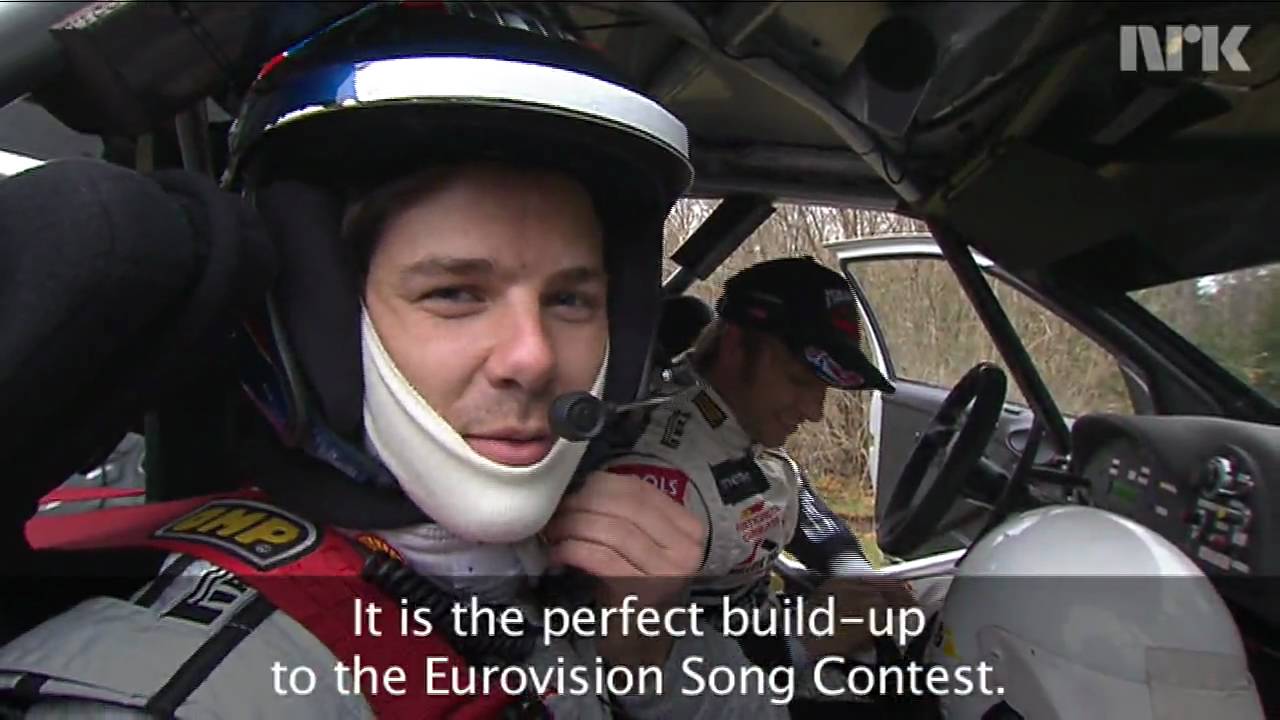 Didrik meet's Norwegian rally driver Petter Solberg with English ...