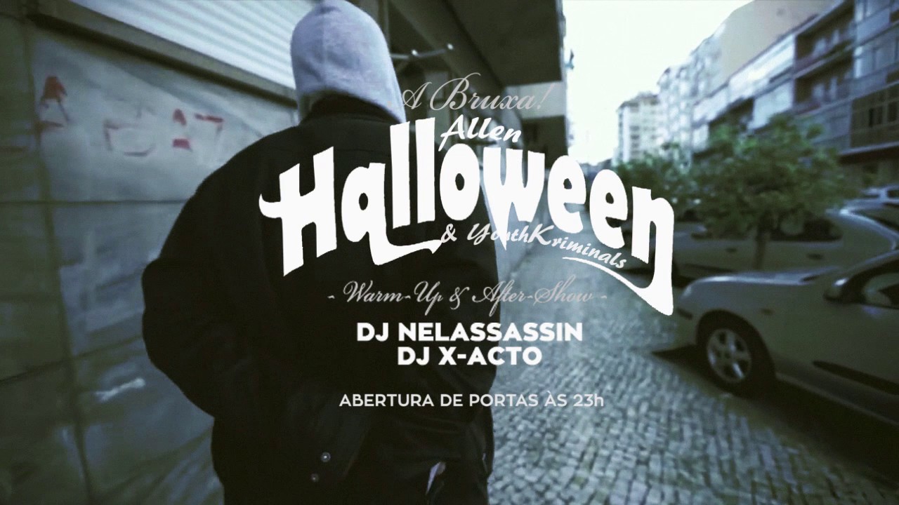 Allen Halloween ao vivo | 03 Dezembro 2016 LISBOA *Teaser - YouTube