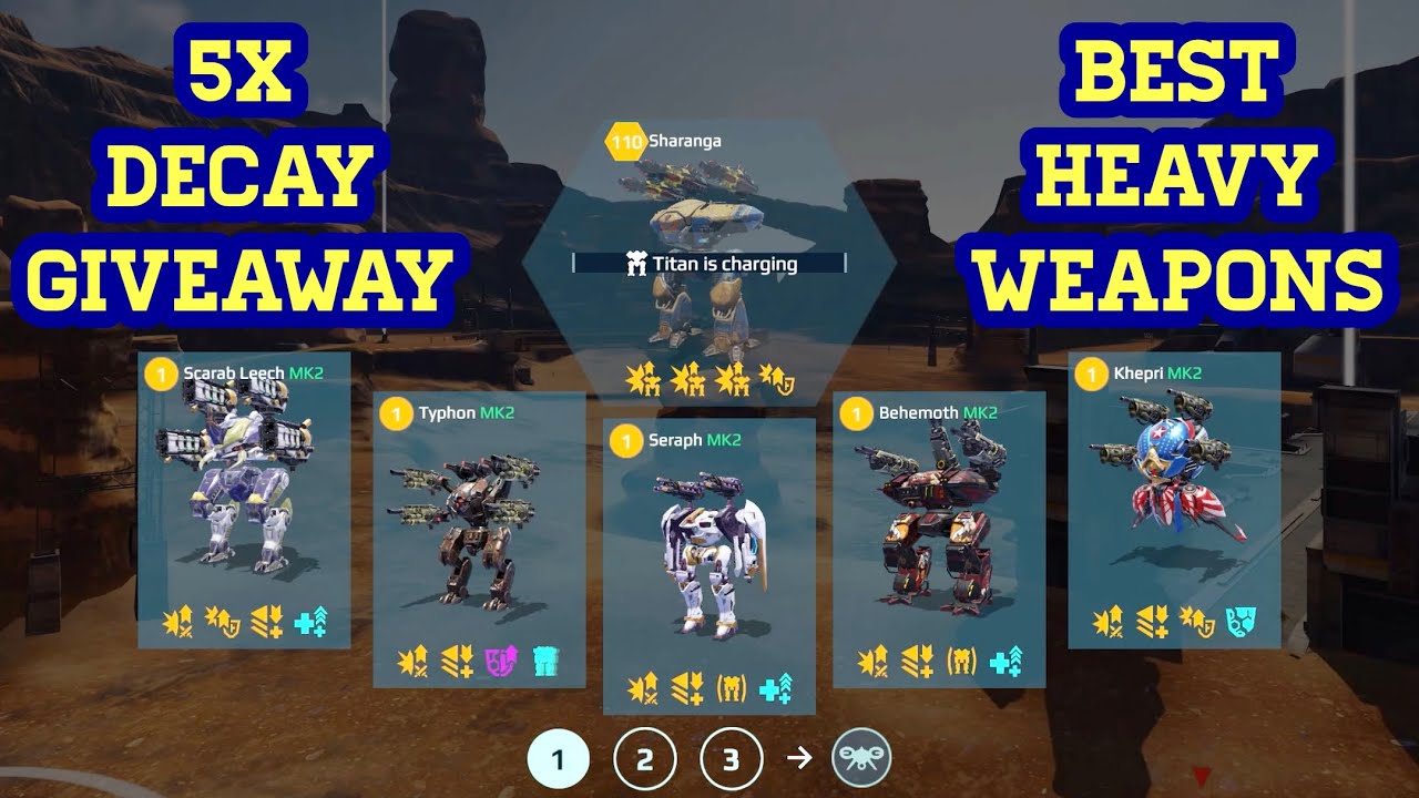 War Robots: 5x Decay Giveaway & Gameplay | #WRwinDecay - YouTube
