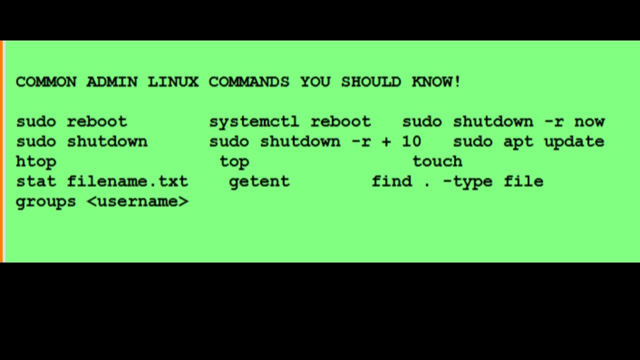 Mastering Linux: Essential Admin Commands You Must Know! - YouTube