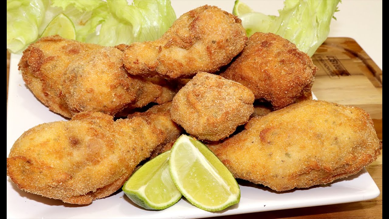 Incrível Frango cozido frito Crocante sequinho - YouTube