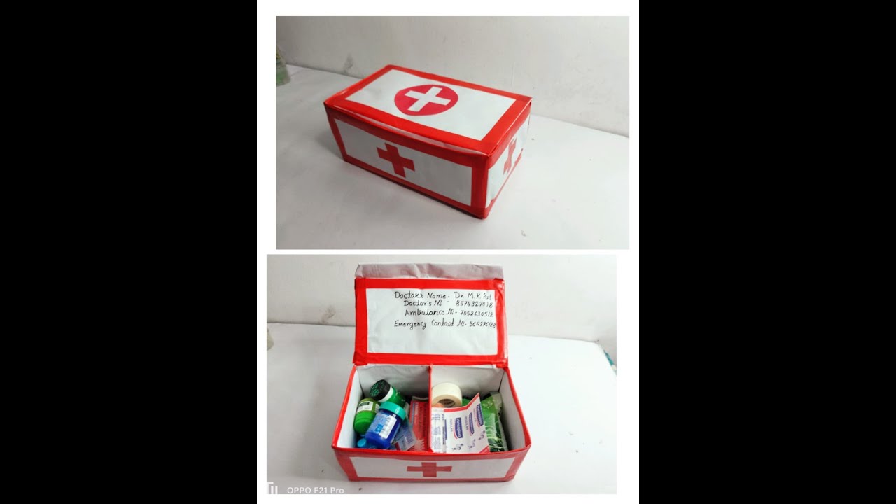 First Aid Box making/First Aid Box diy/How to make first aid box by ...