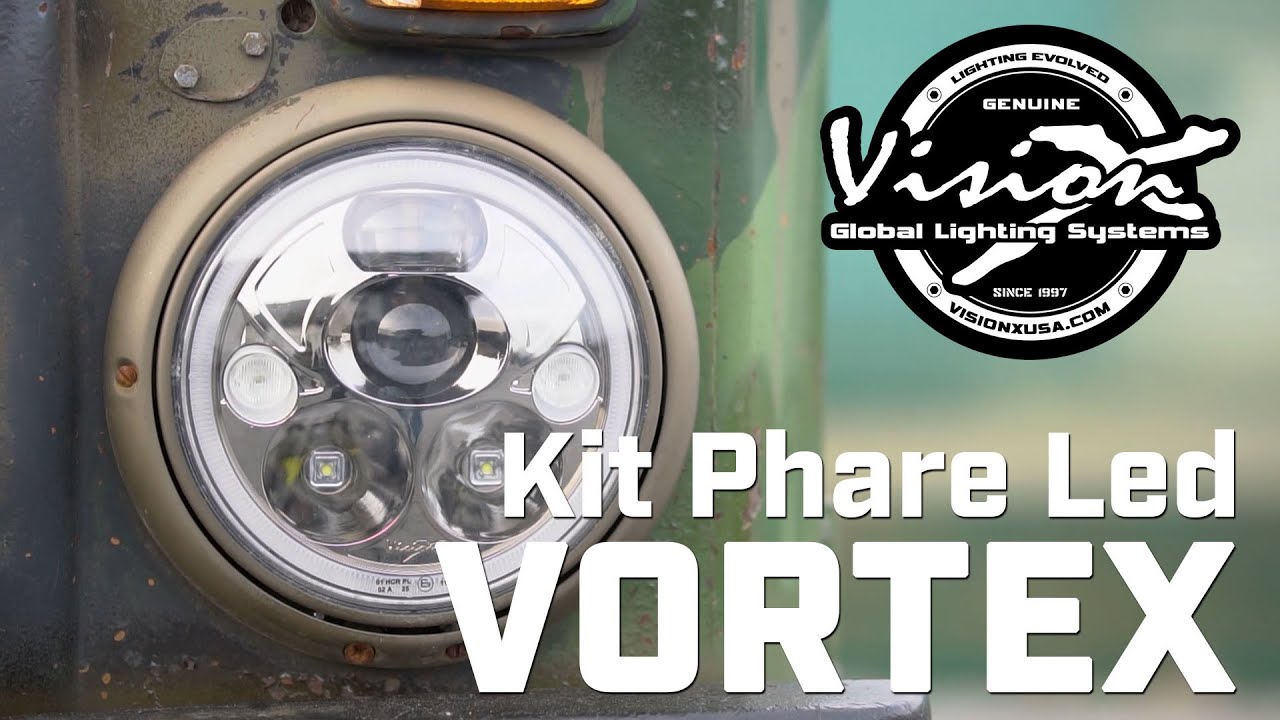 Kit Phare LED VORTEX - VisionX - YouTube