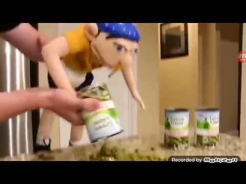 Jeffy hates green beans i destroy them - YouTube