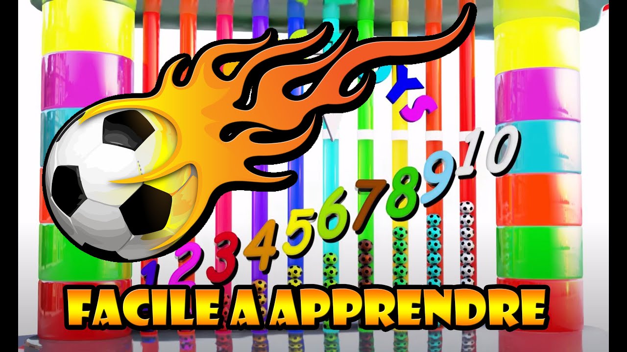 Apprendre les nombres et les couleurs en Français et en Anglais - YouTube