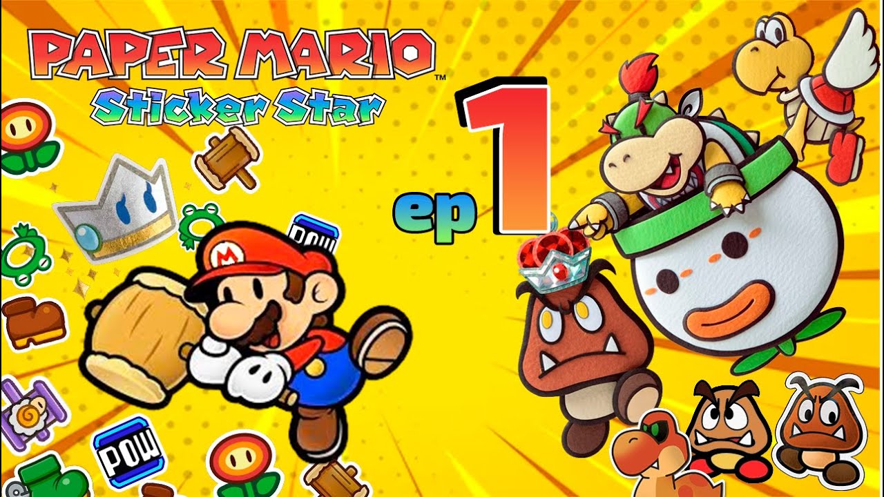 LET'S PLAY PAPER MARIO STICKER STAR | Episodio 1 - YouTube