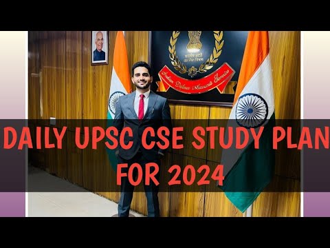 Daily UPSC CSE Study Plan for 2024 || #upsc #ias #cse2024 - YouTube