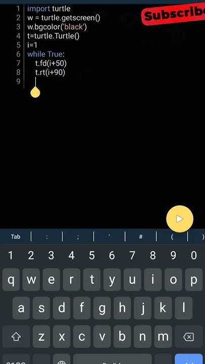 Python turtle module program for beginners - YouTube