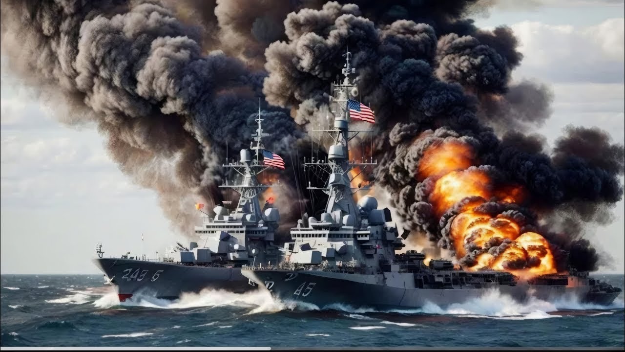 lHappened Today, US warship convoy attacked and destroyed by Russian ...