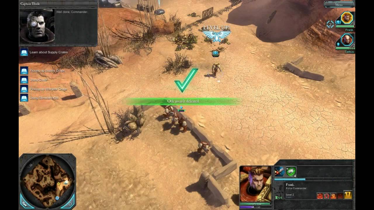 Warhammer40k DoW 2 - First Level - YouTube