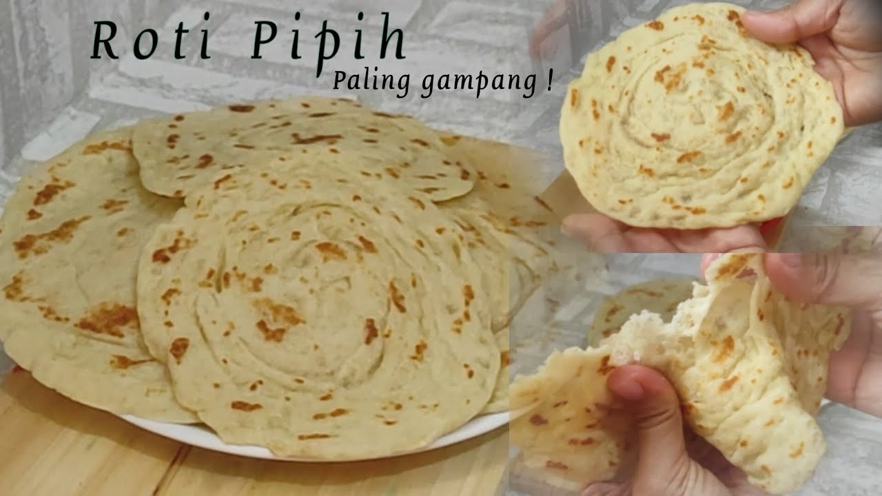 Coba bikin Roti Pipih, Flatbread. Cara bikin paling gampang. Cocok ...