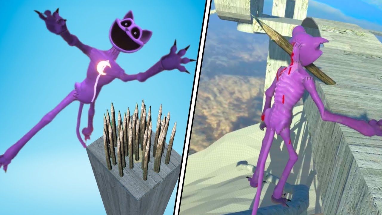 Poppy Playtime Catnap NPC Ragdolls Physics Compilation #37 | Overgrowth ...