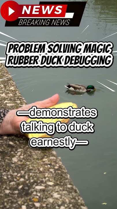 The 'Rubber Duck Debugging' Problem-Solving Magic - YouTube