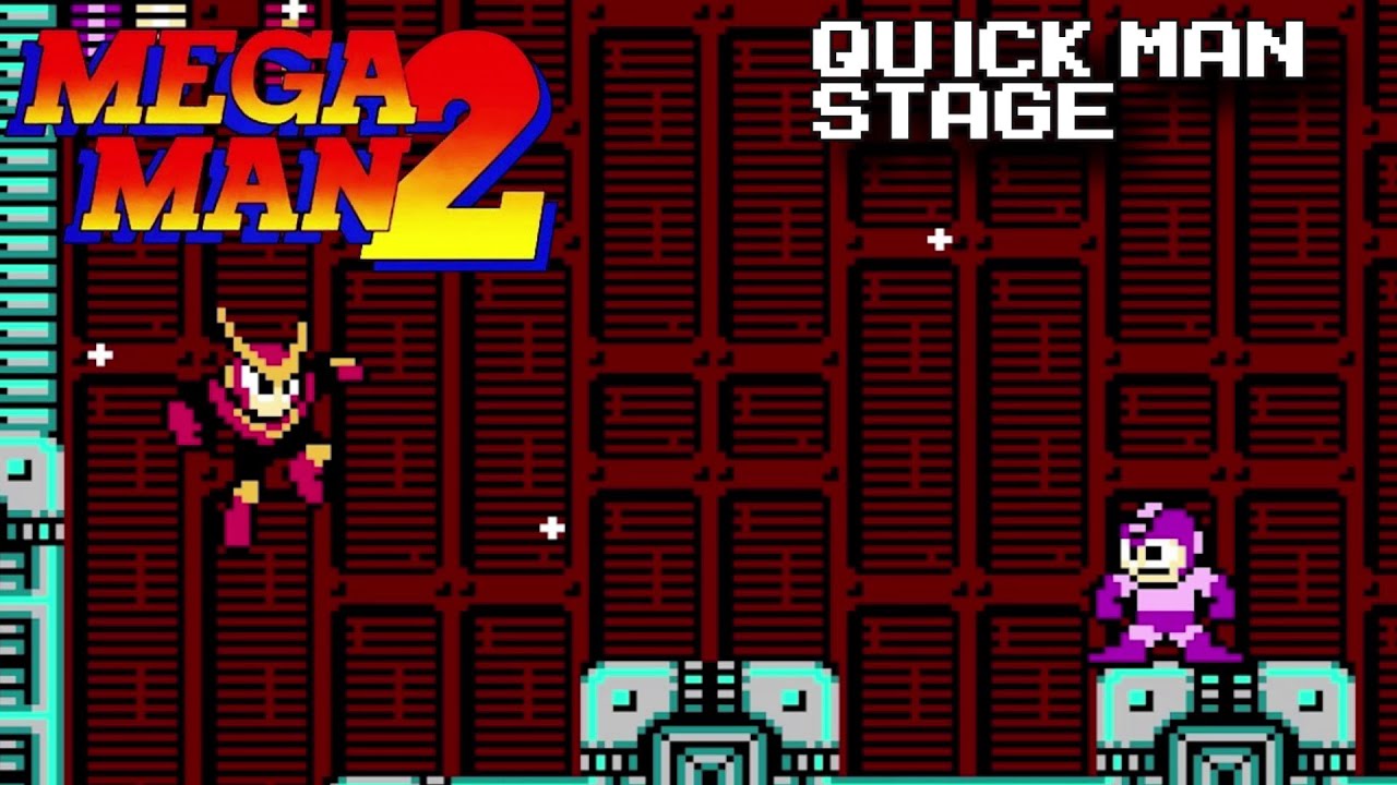 Mega Man 2 (NES) - 8. Quick Man stage - YouTube