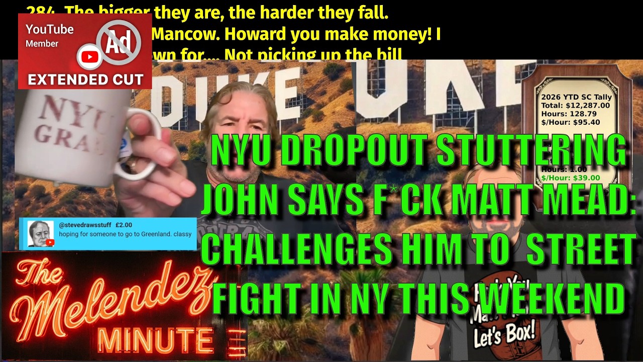 Stuttering John Wants to Fight Matt Mead in NY this Weekend? - The ...