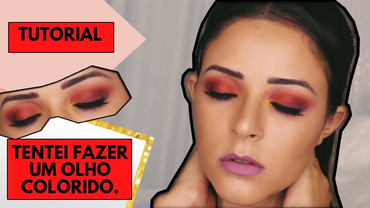 Olho Colorido quente - Michelly Lima - YouTube