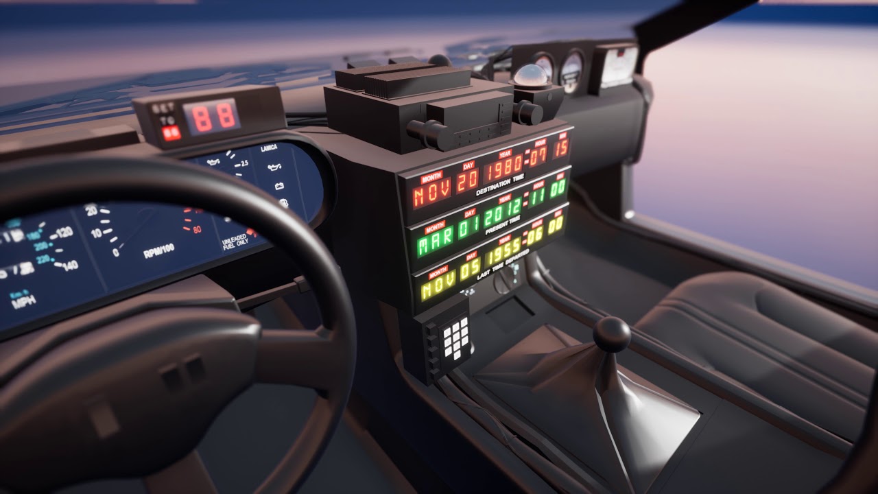 Delorean Cockpit - YouTube